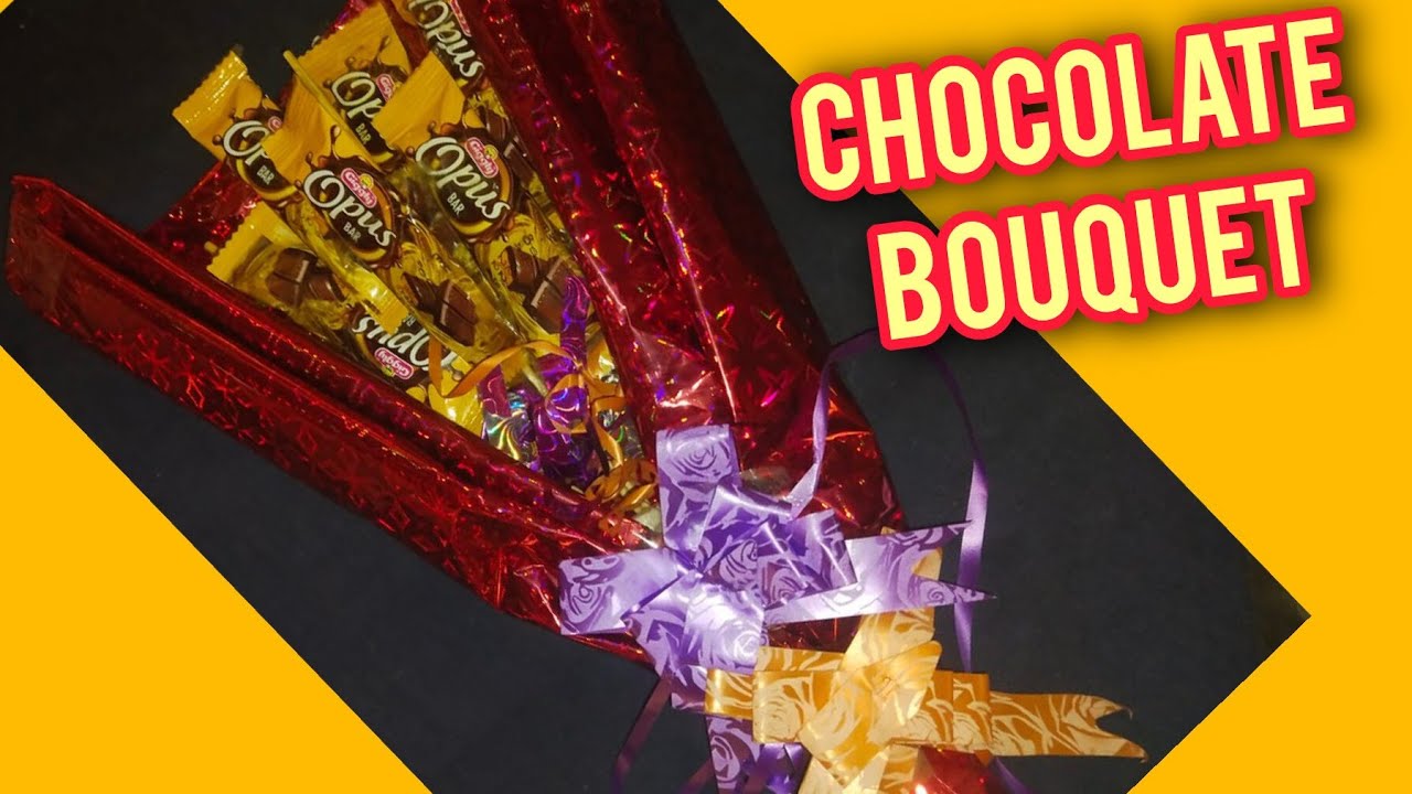 EASY CHOCOLATE BOUQUET TUTORIAL - YouTube