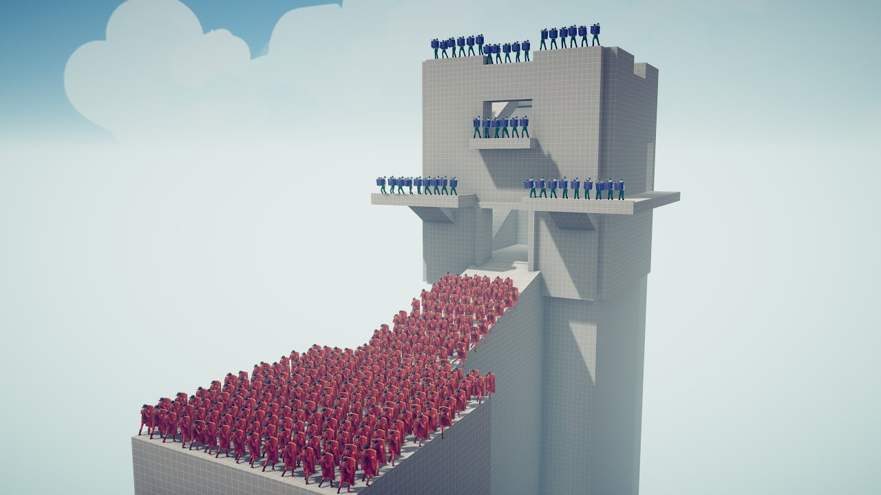 PRESENT ELVES DEFENDING TOWER - Totally Accurate Battle Simulator TABS ...