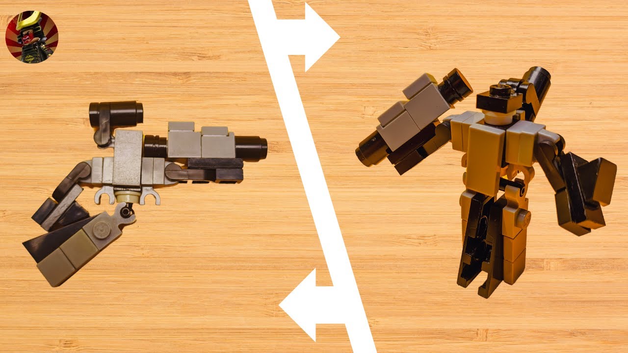Build Lego Transform Robot - YouTube