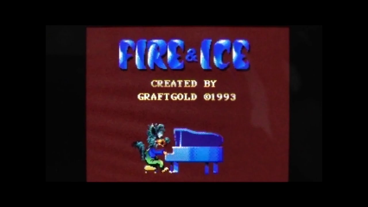 Lancer Fire & Ice de Sega Master System avec le logiciel qui est ...