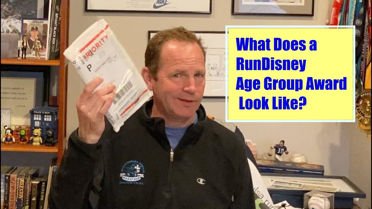 What does a RunDisney Age Group Award Look Like? I open up a 2020 ...