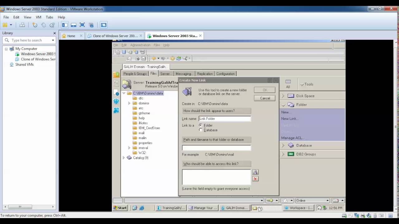 Folder Link IBM Domino Administration - YouTube