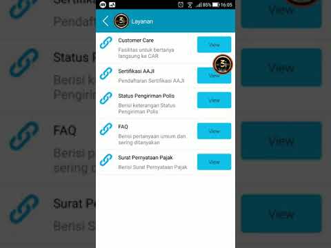 Tutorial Menu Status Pengiriman Polis