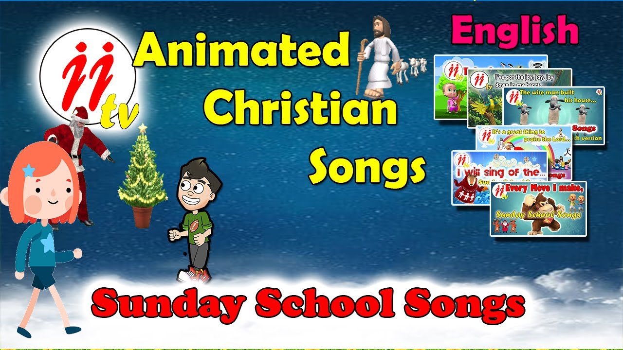Animated Christian Songs - English || Sunday School Songs || Children's ...