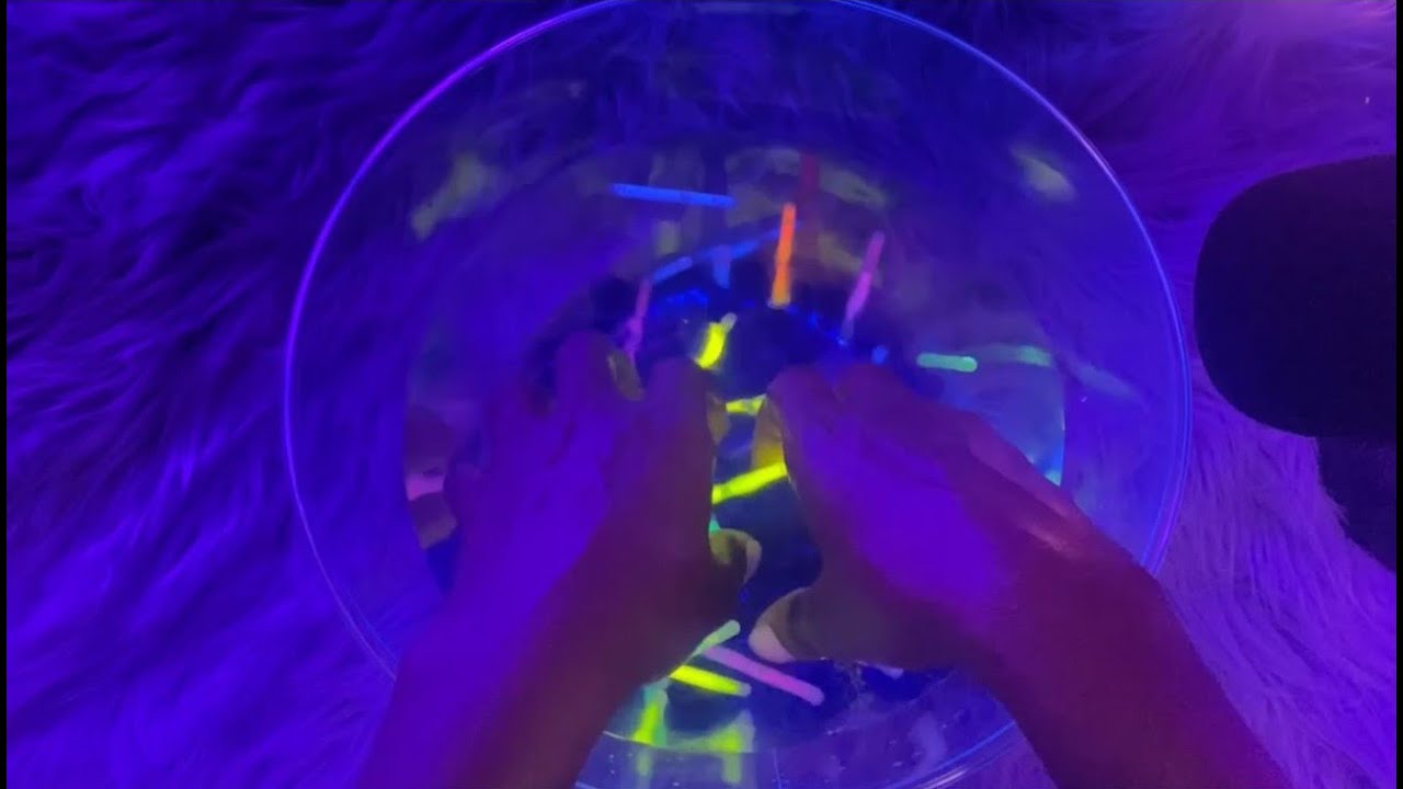 Microorganism ASMR with Glowing LED Mini Lights | Soothing Visuals ...