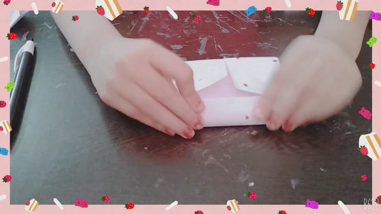 How to make a mini paper luggage bag - YouTube