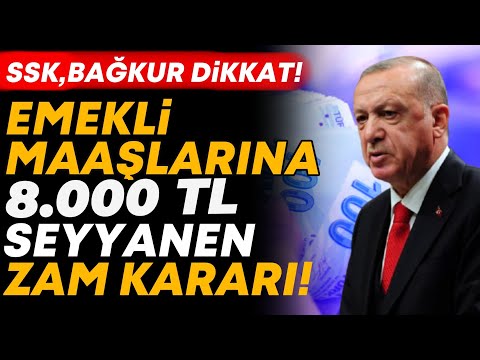 Emekli Zammında Büyük Sürpriz! Seyyanen Zam Kulisi Güçlendi