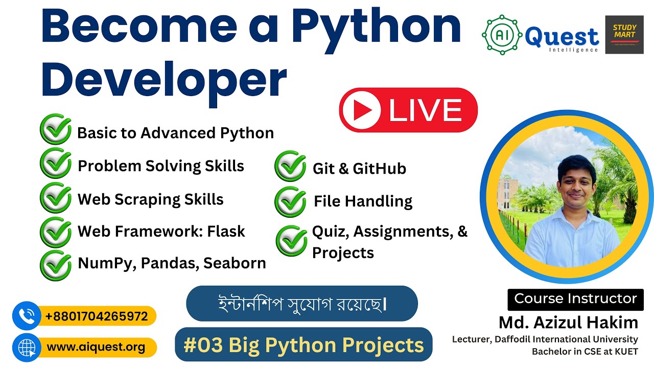 Become A Python Developer Aiquest Youtube