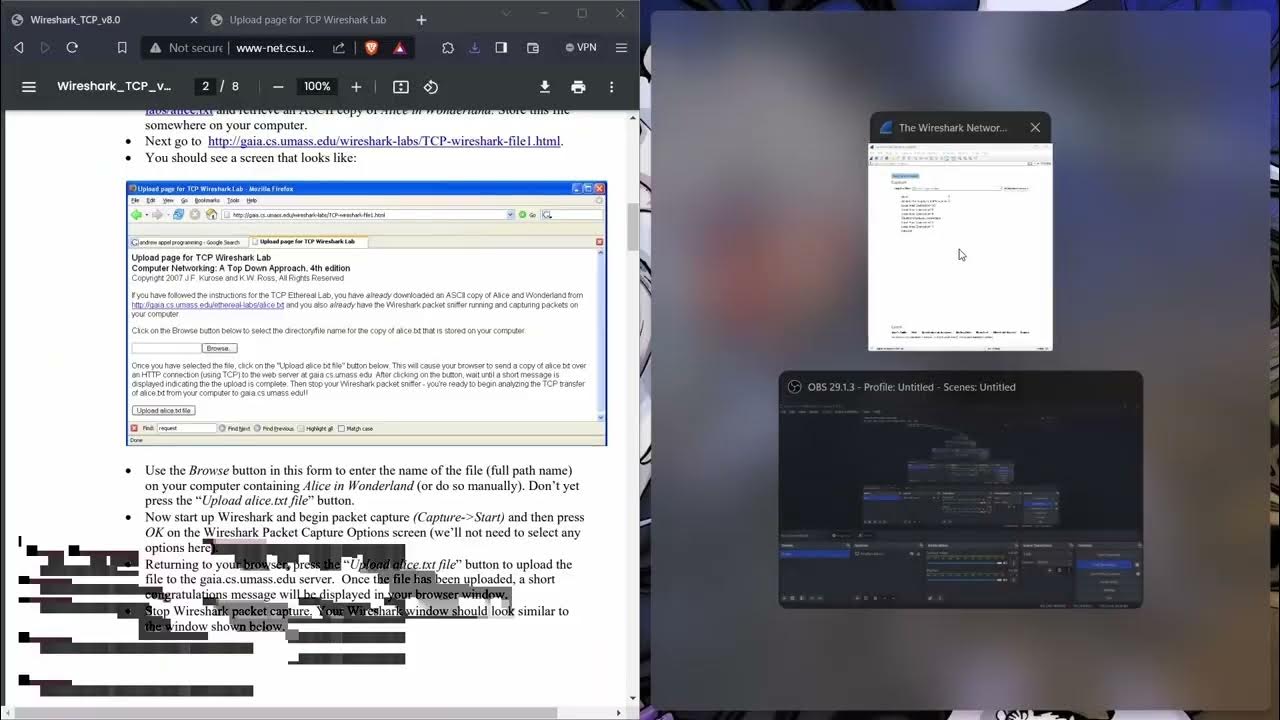WIRESHARK LAB 4 TCP - YouTube