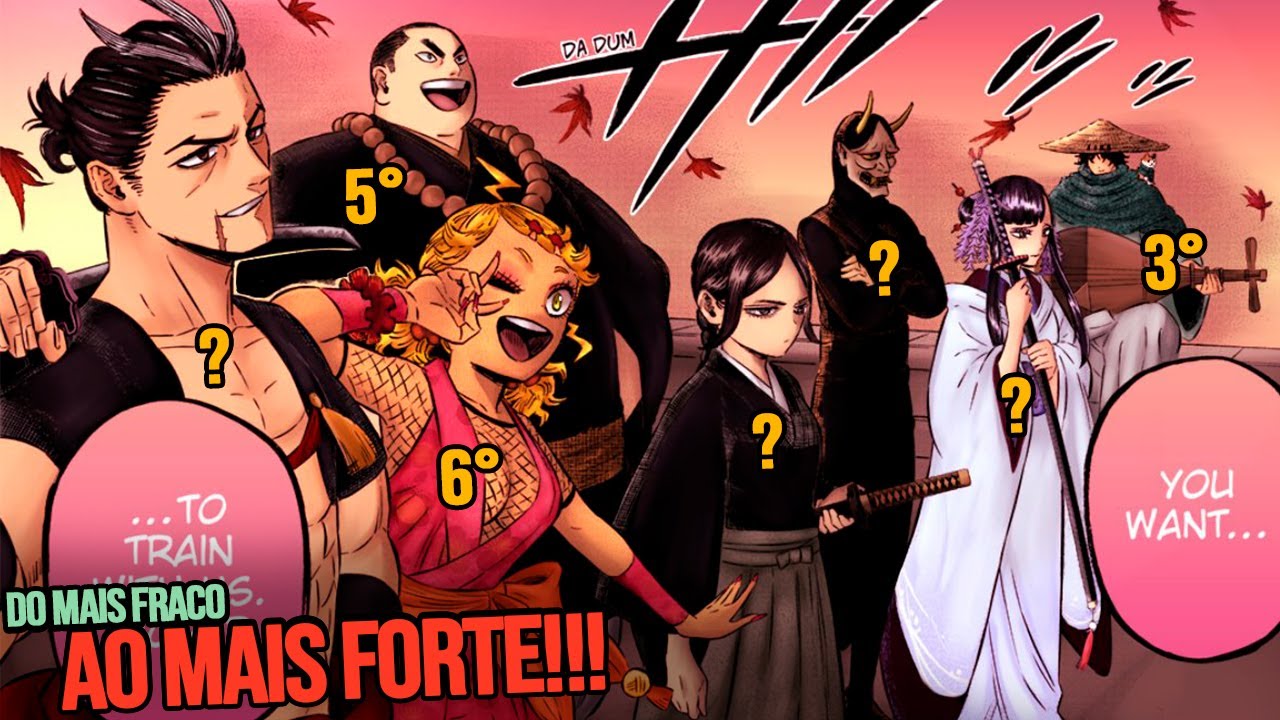TOP07 RYUZEN MAIS FORTES DE BLACK CLOVER!!! - YouTube