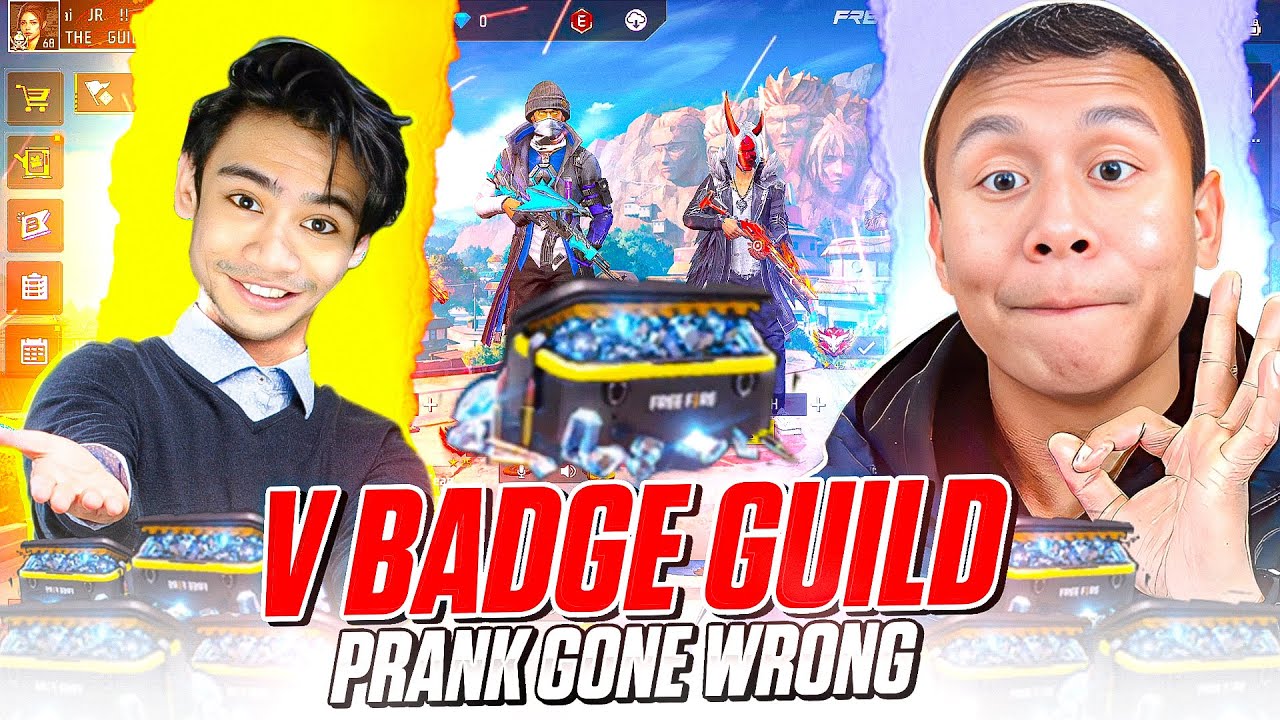 V BADGE GUILD TEST PRANK ON BIG YOUTUBER || THE STAR - YouTube