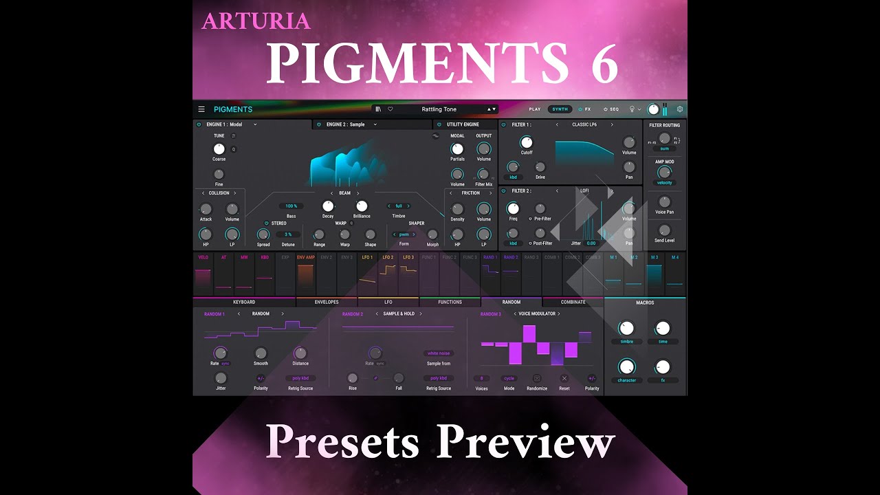 Arturia Pigments 6 - Presets Preview (No Talking) - YouTube