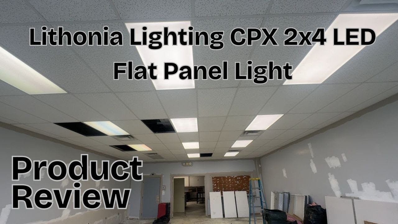 Upgrade Your Space! Lithonia LED 2x 4 Panels Shine Bright! 💡 #lighting ...