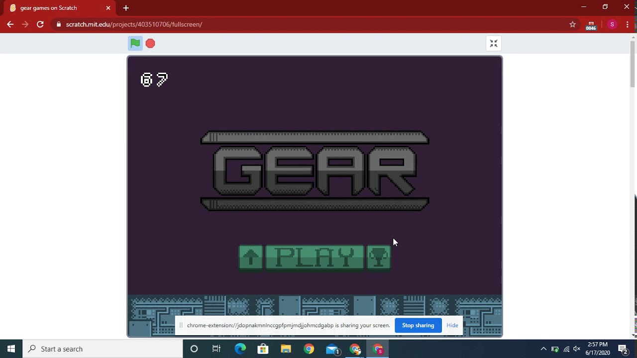 Gear Games on Scratch - YouTube