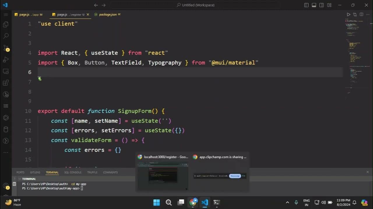register component part 3 - YouTube