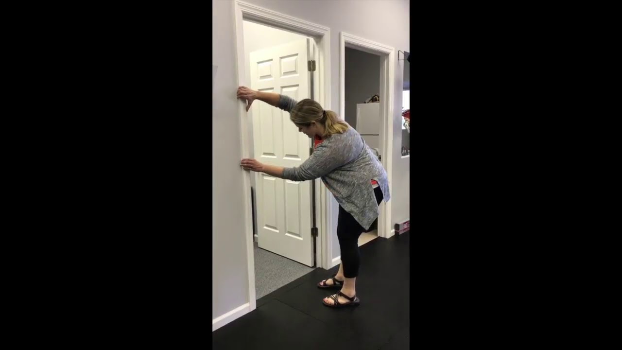 Low Back Stretch - Doorways Lats and QL - YouTube