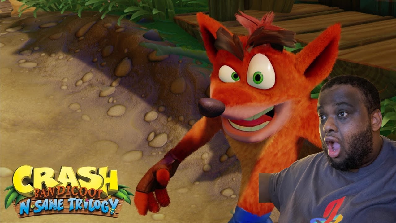 PLAYING THE FIRST CRASH BANDICOOT - YouTube