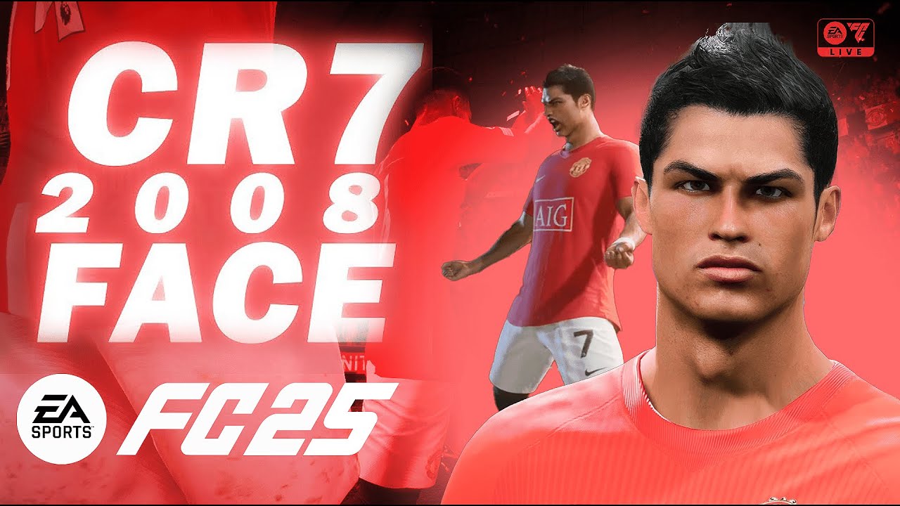 Cristiano Ronaldo 2008 FaceMod For FC25 Version 1.0 - YouTube