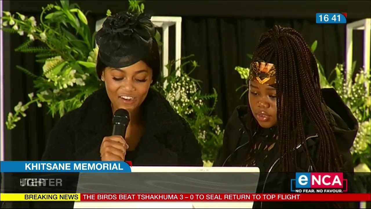 Watch: Drama unfolds at Khitsane's memorial - YouTube