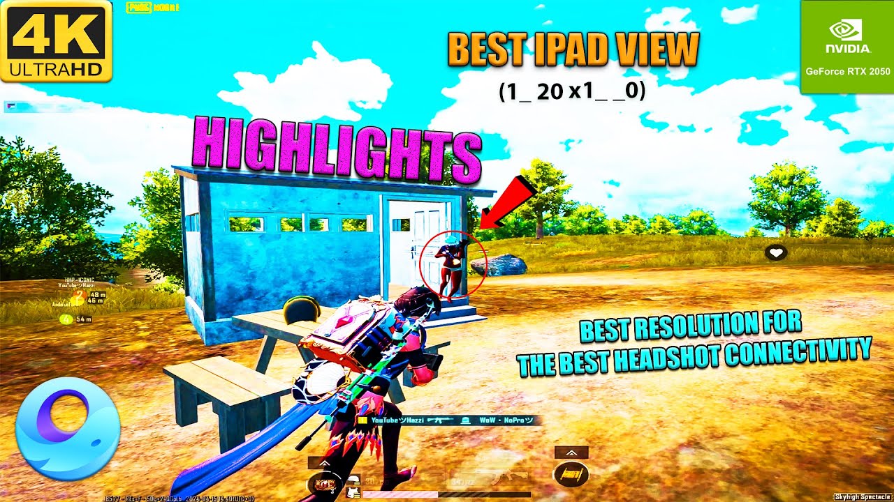 Best Ipad View Resolution || PUBG MOBILE 4K+90FPS GAMEPLAY #1 || For PC ...