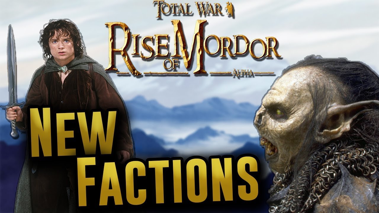 NEW FACTIONS! Hobbits Vs Goblins - Total War Rise Of Mordor - YouTube