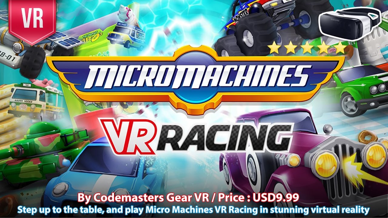Micro Machines VR Racing Gear VR - A super fun and stunning VR racing ...