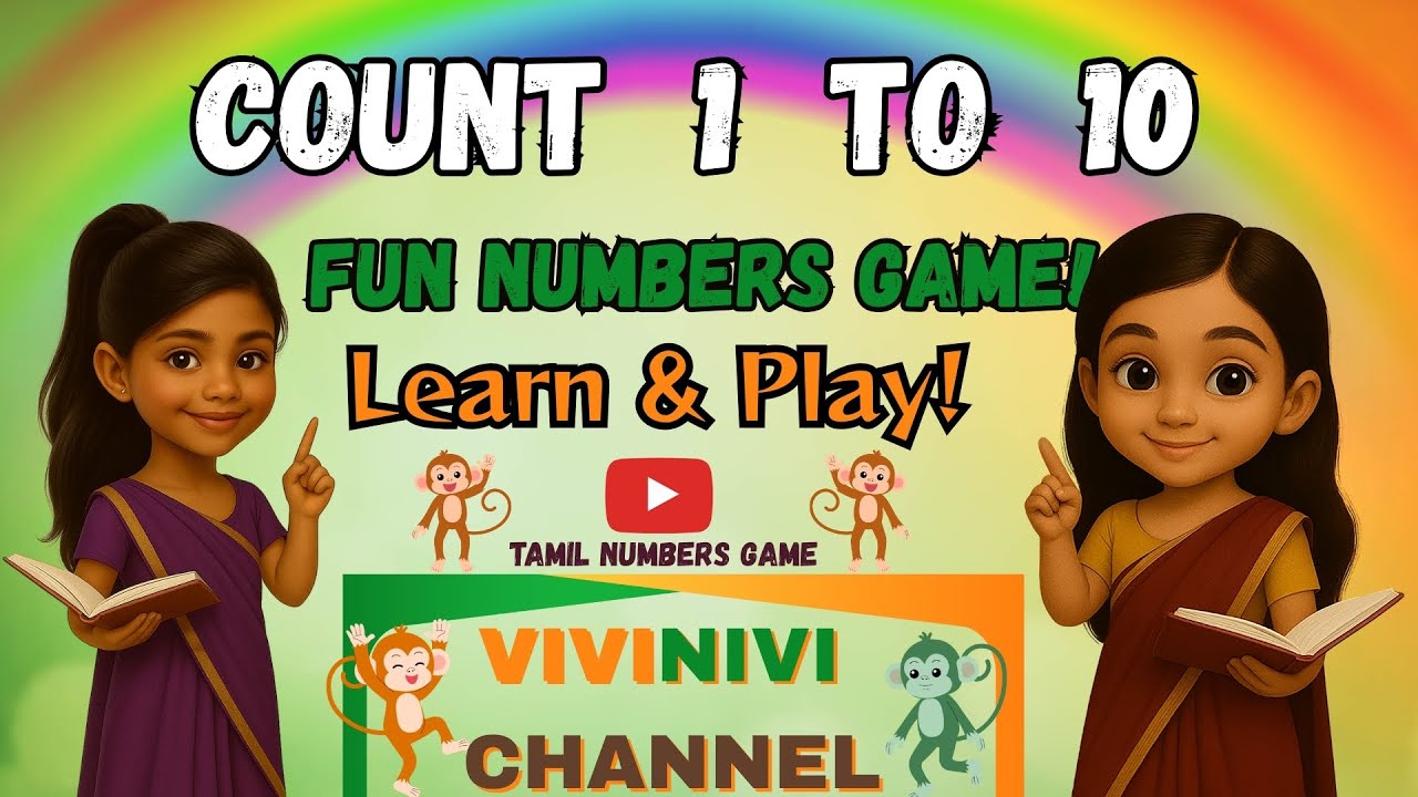 🔢 Learn to Count 1 to 10 | Fun Numbers Game for Kids | Vivinivi Channel ...