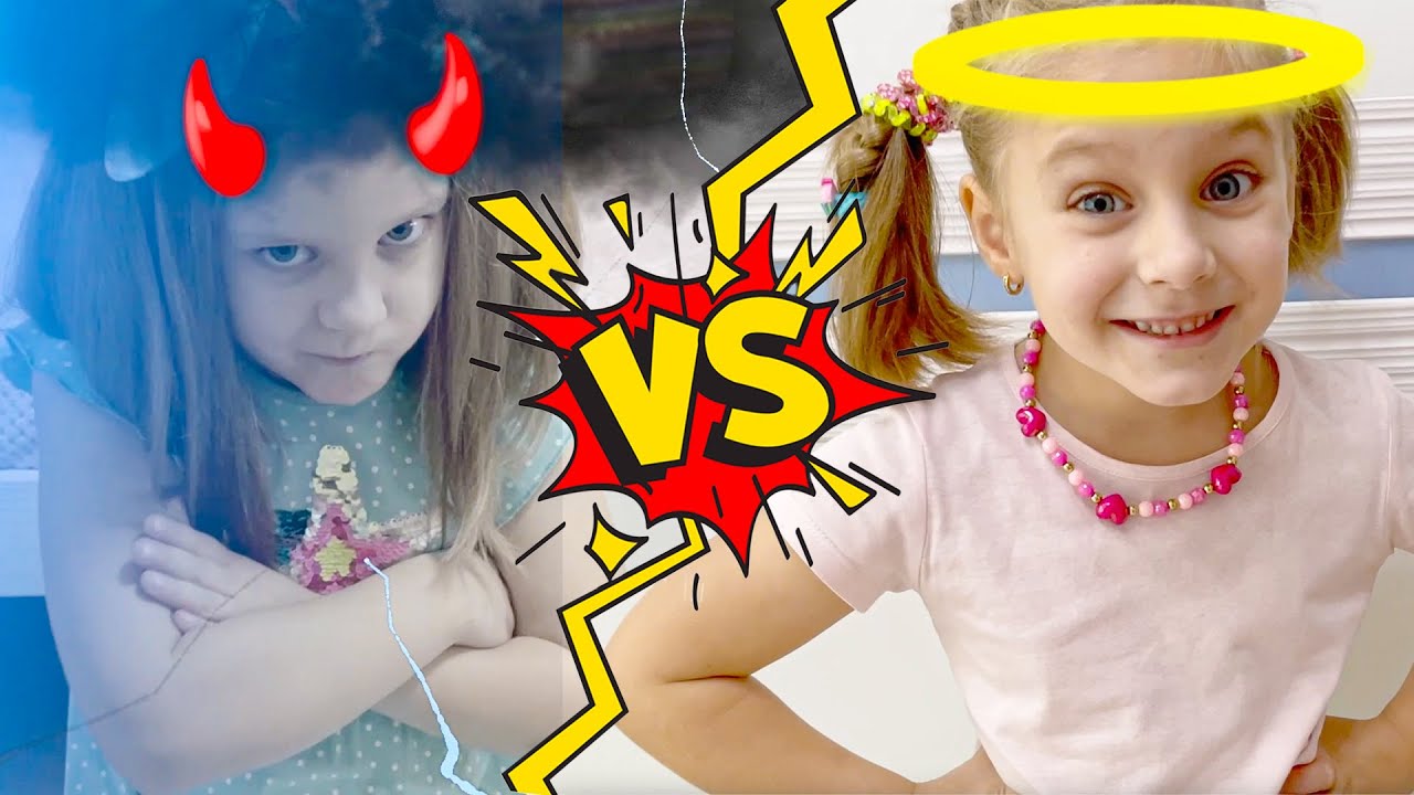 Zlata is learning the rules of behavior when visiting a friend - YouTube