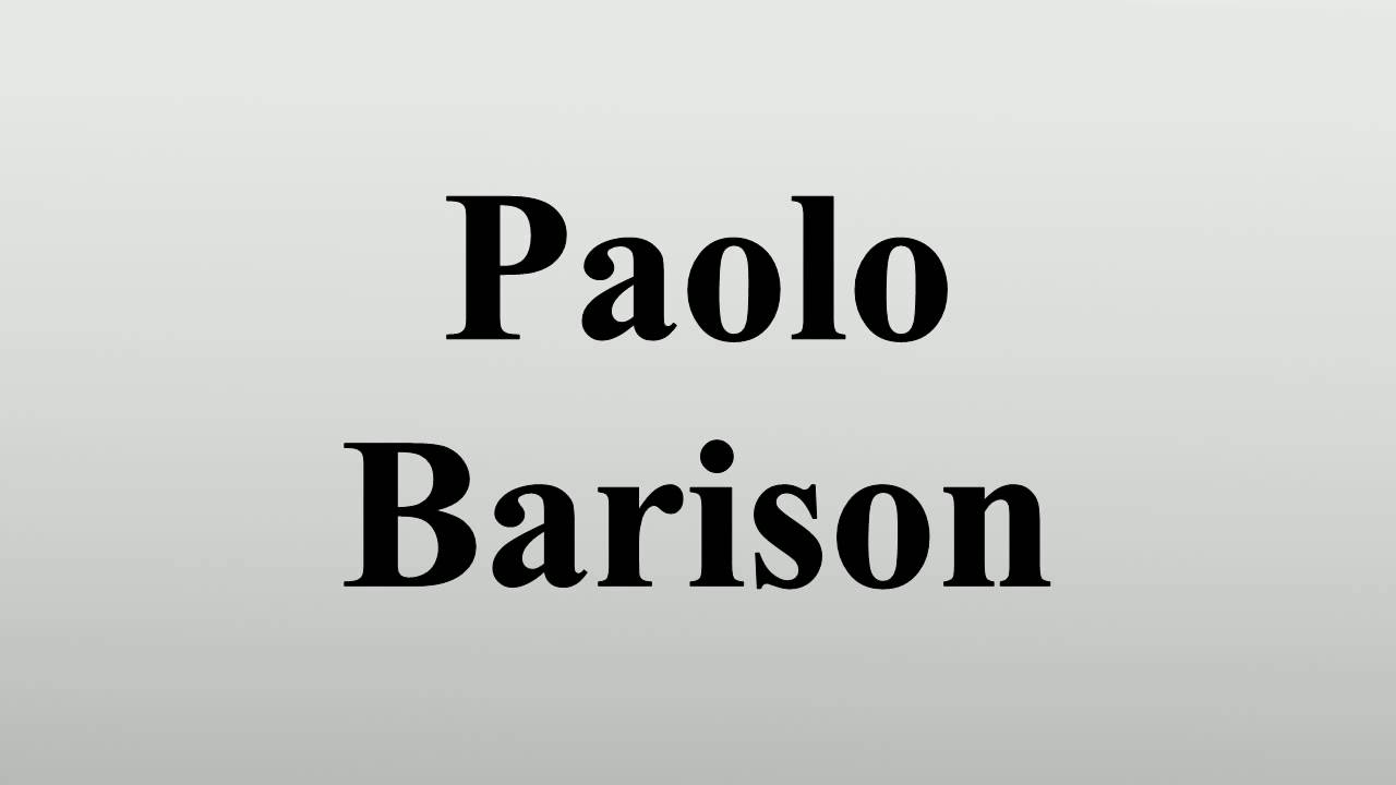 Paolo Barison - YouTube