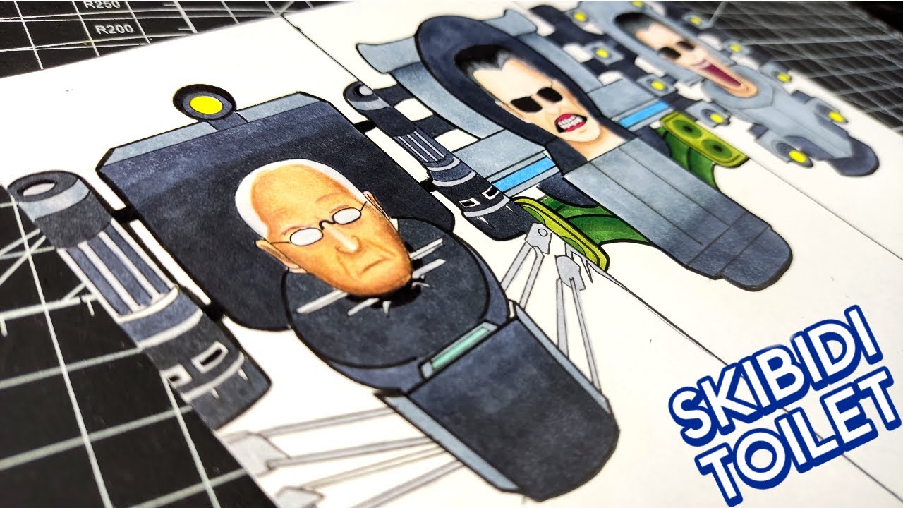 dibujo SKIBIDI TOILET CAPITULO 67 parte 4: toilet científico, clones de ...
