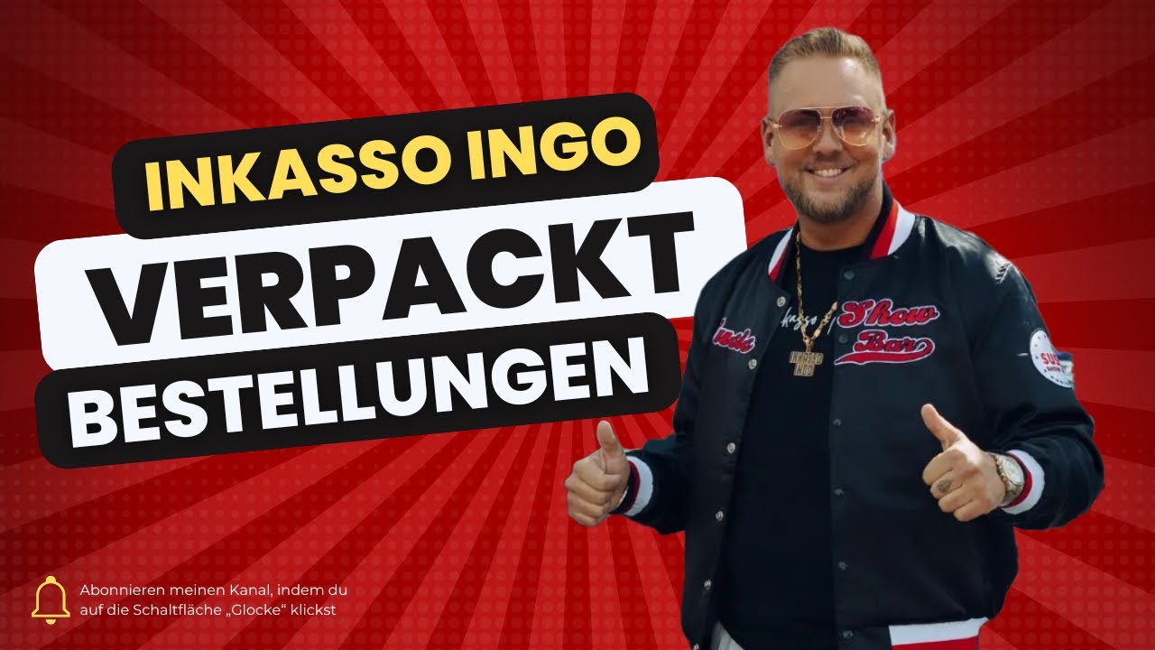 Inkasso Ingo verpackt eure Bestellungen - YouTube