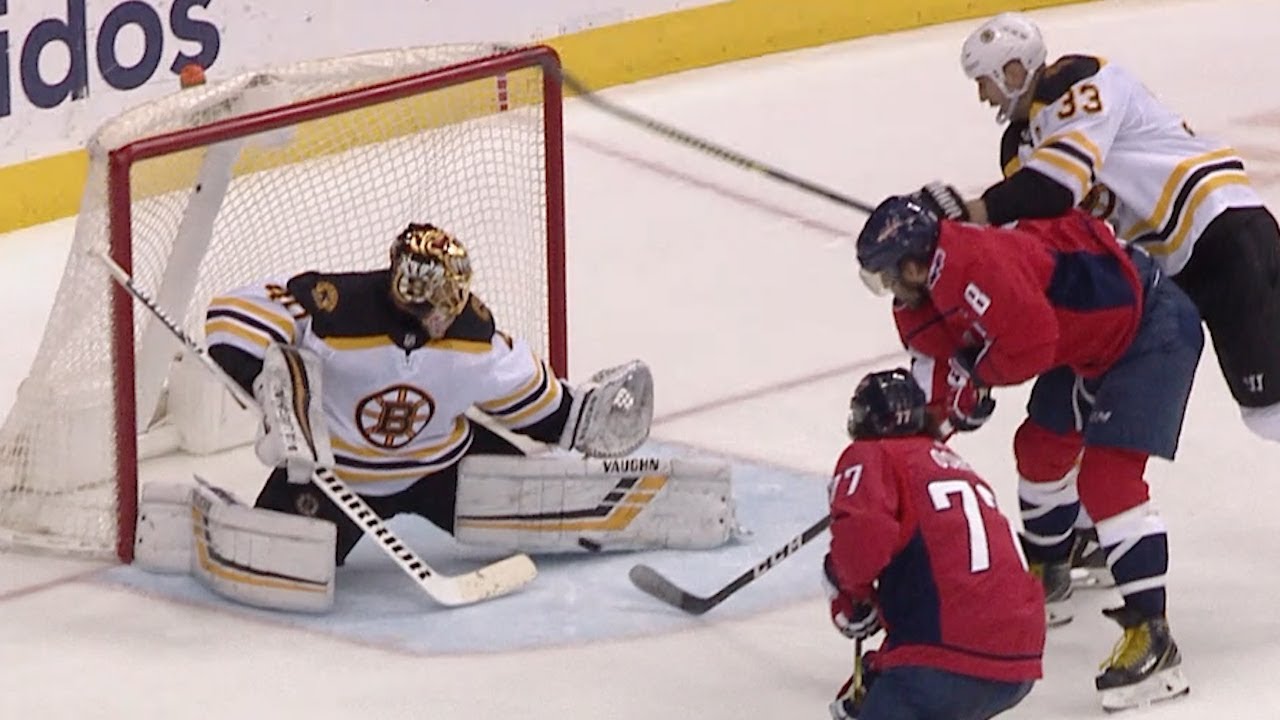 Tuukka Rask shines with 24-save shutout to set Bruins wins record - YouTube