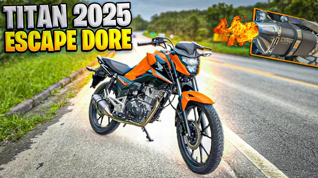 TITAN 160 2025 COM ESCAPE DORE FICA FORTE ?? 😏🔥 - YouTube