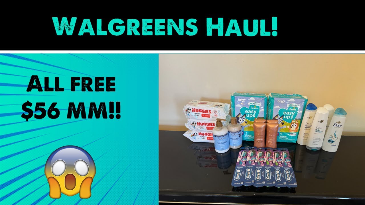 Walgreens haul! 9/29-10/5! All FREE and $56 MM! Finishing two monthly ...