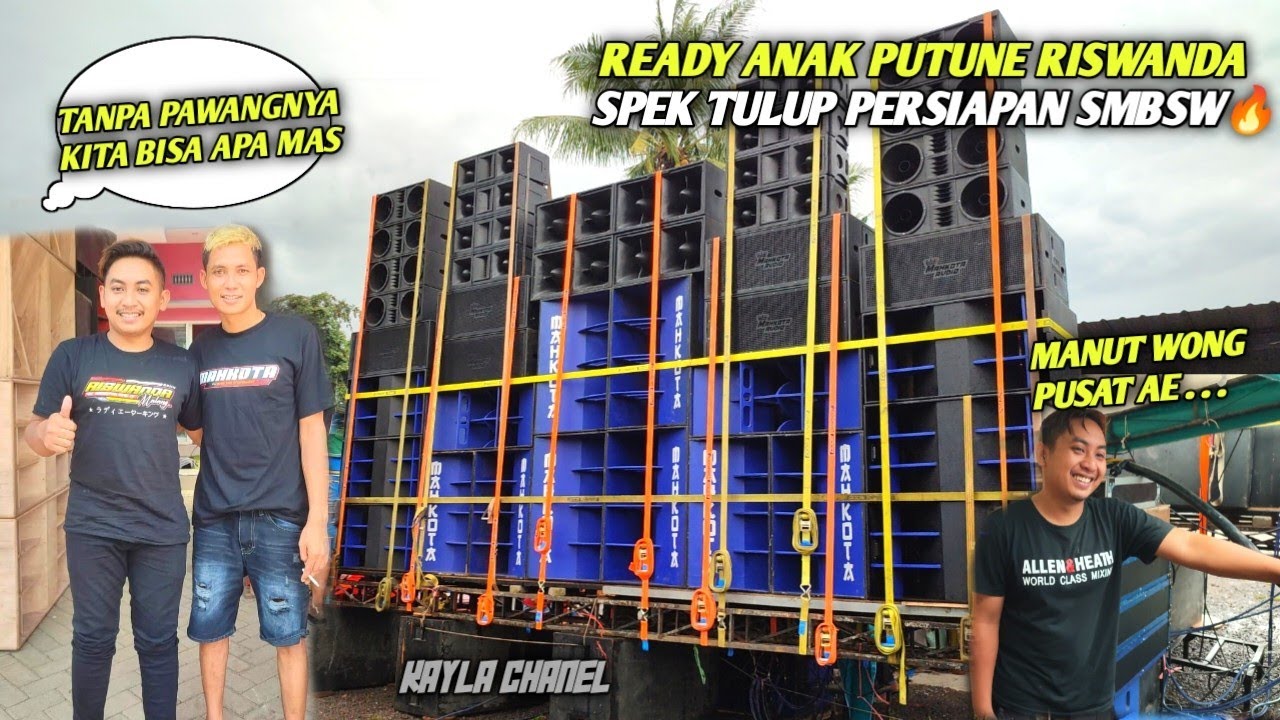 CEK SOUND ANAK PUTUNE RISWANDA MAHKOTA AUDIO BWS PERSIAPAN SUMBERSEWU ...