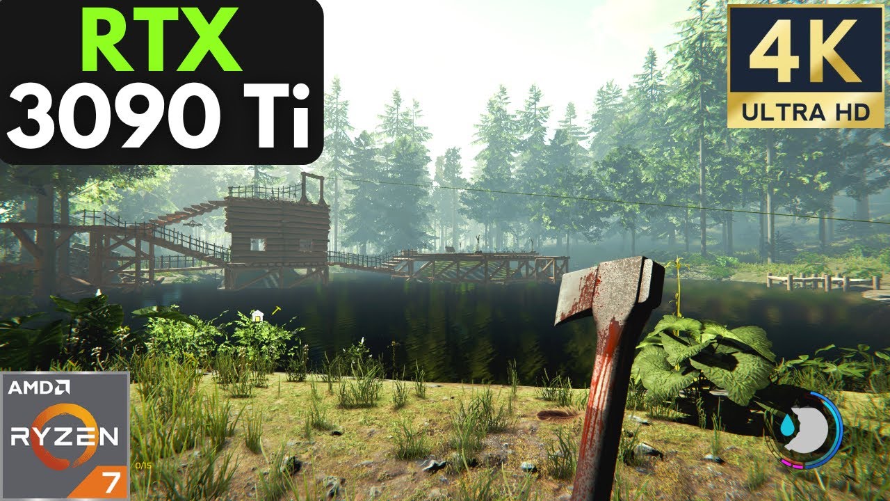 The Forest: RTX 3090 Ti + Ryzen 7 5800X | 4K | Ultra Settings - YouTube