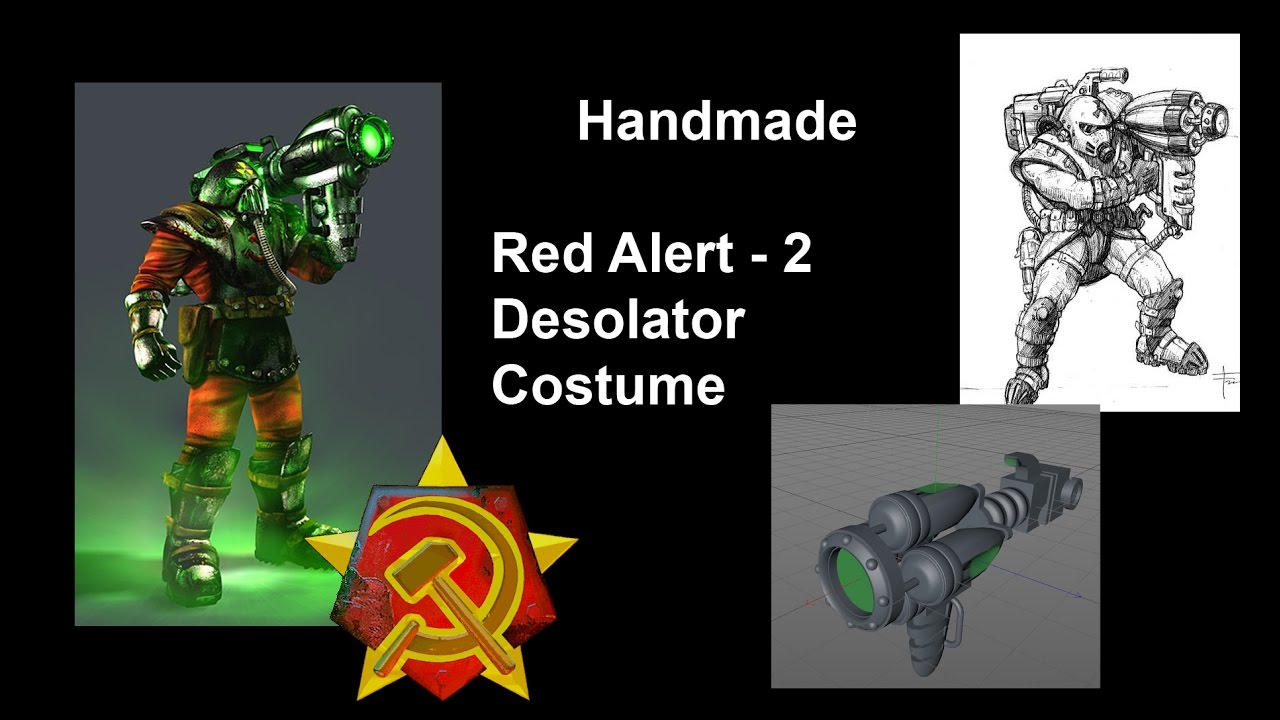 Red Alert Desolator costume [RU / ENG] - YouTube