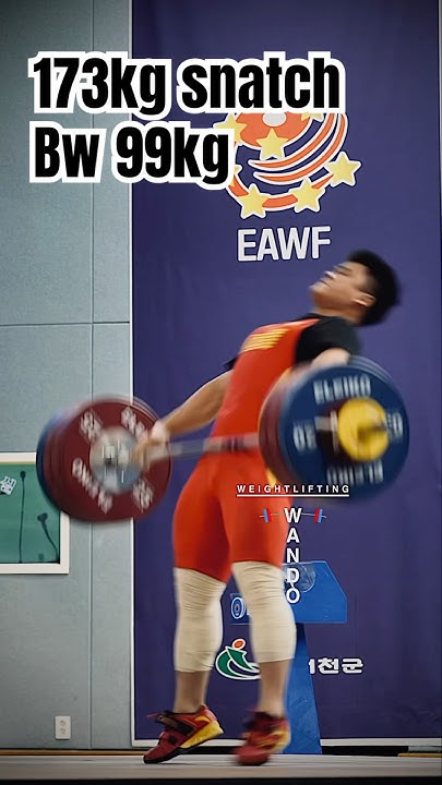 -102kg Class @ZHOUHaixu 173kg Snatch in 2024 International Friendship Weightlifting Tournament ...