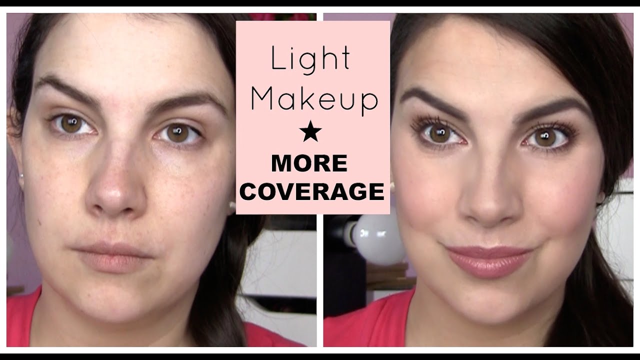 How to Get MORE Coverage out of LIGHT Makeup - YouTube
