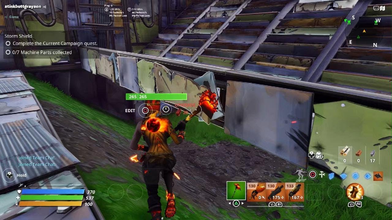 Fortnite save the world base tour and war game - YouTube