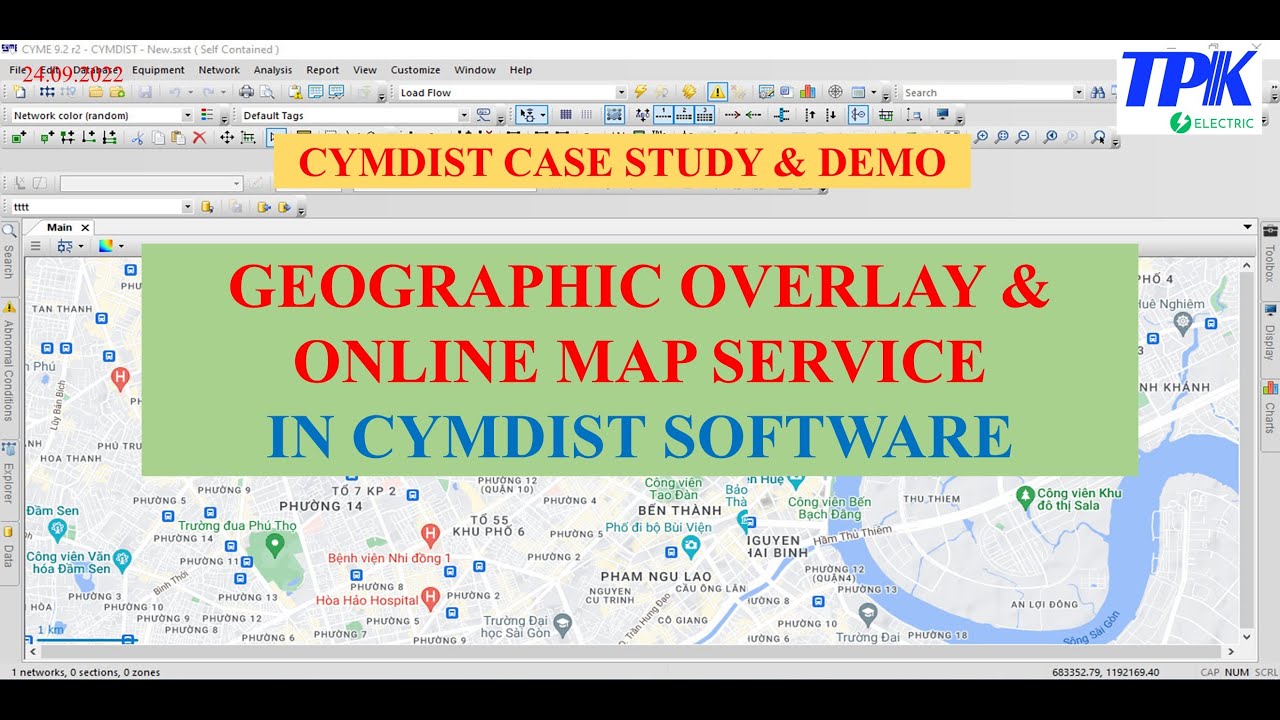 CYMDIST SOFTWARE: GIS Integration with Geographic Overlay & Online Maps ...