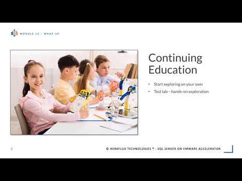 SQL Server on VMware Accelerator – Module 15 – Wrap Up - YouTube