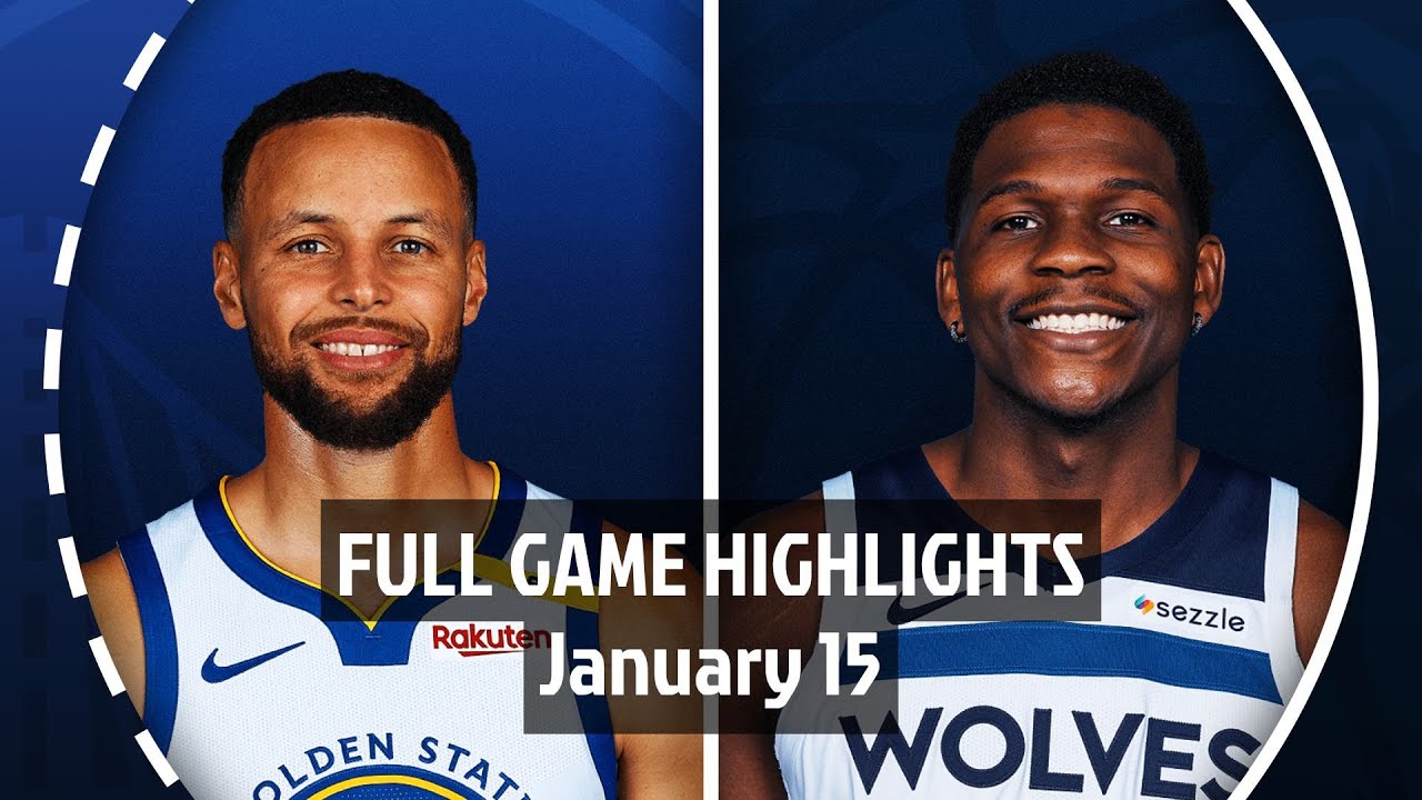 Golden State Warriors vs Minnesota Timberwolves | Full Game Highlights ...