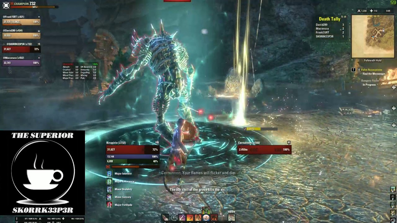 Highlight: ESO VET FALKREATH HOLD SPEED RUN - YouTube