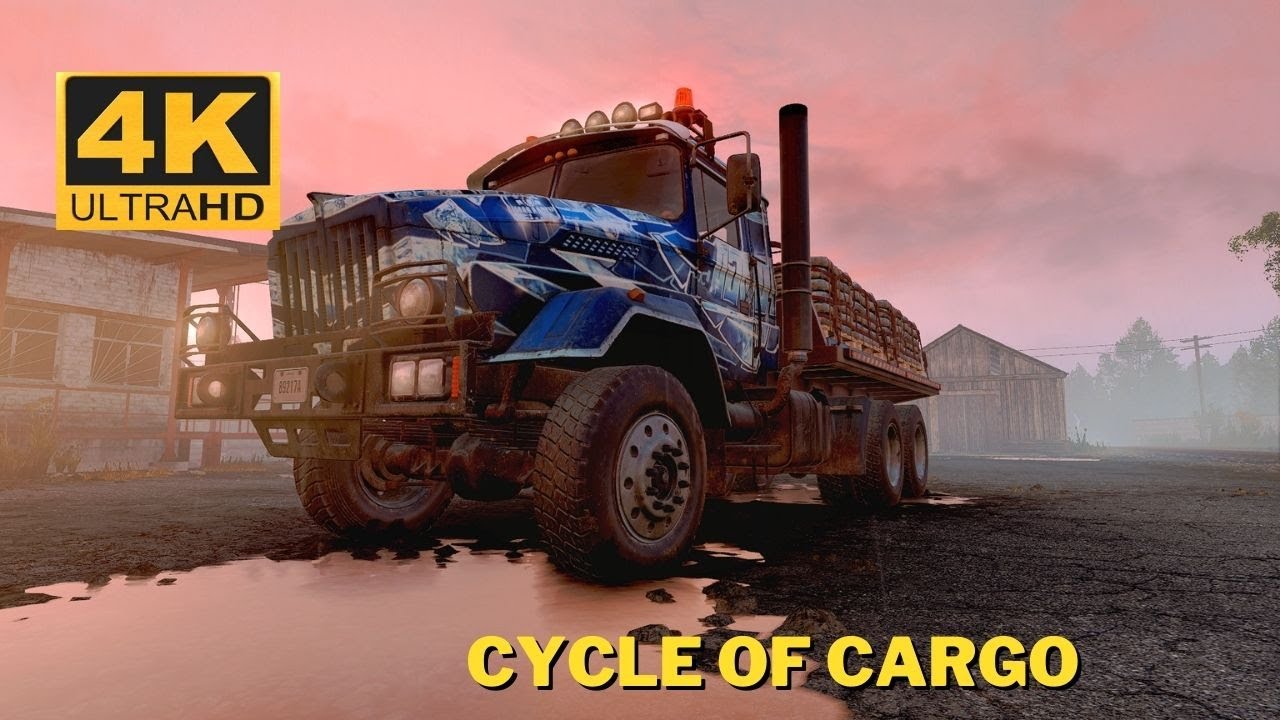 Cycle of Cargo - Tayga 6436 - SnowRunner - 4k - YouTube