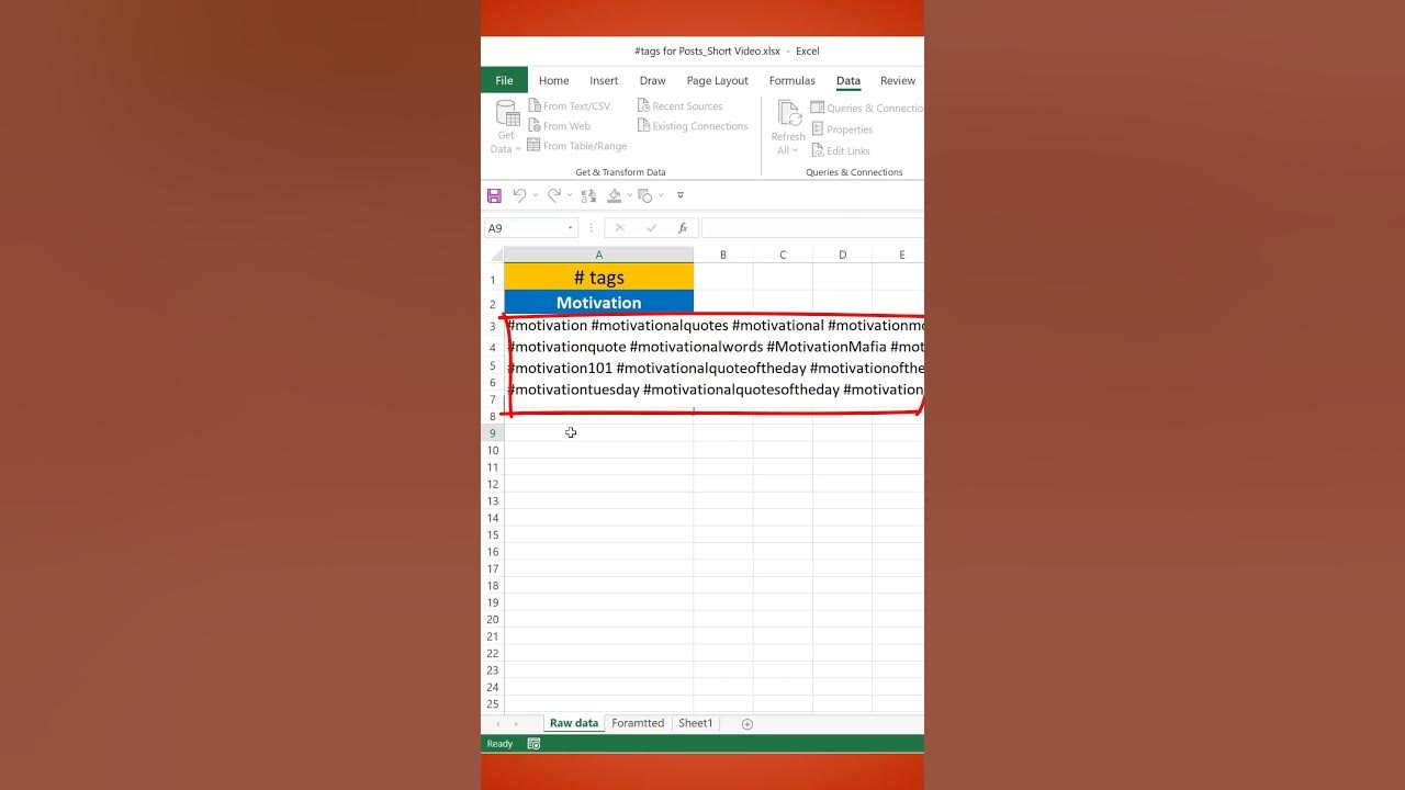 How To Convert One Cell Data Into A Column In Excel ⚡⚡ Transposing Data To A Column Shorts