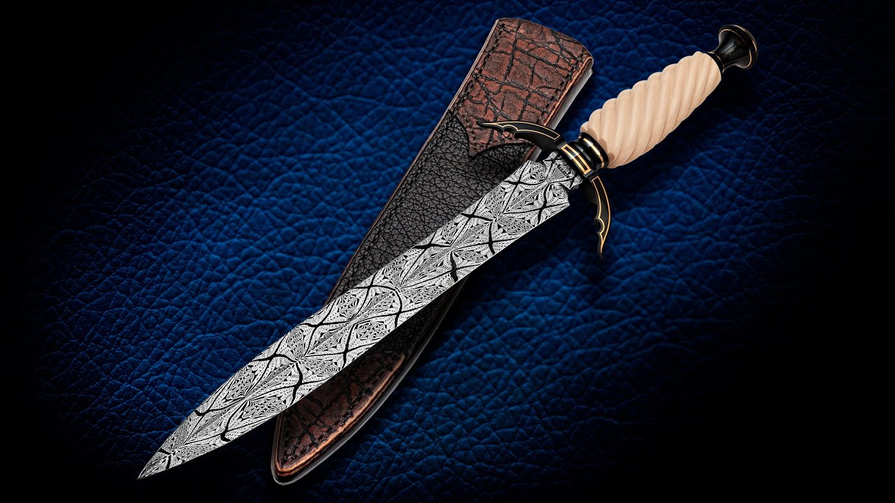 Mastersmith Kyle Royer Teaches: How to Make a Sheath for a Dagger - YouTube