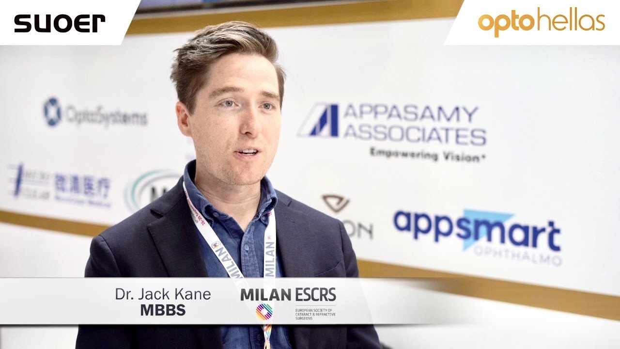 OPTO HELLAS presents Dr.Jack Kane at ESCRS Milan - YouTube
