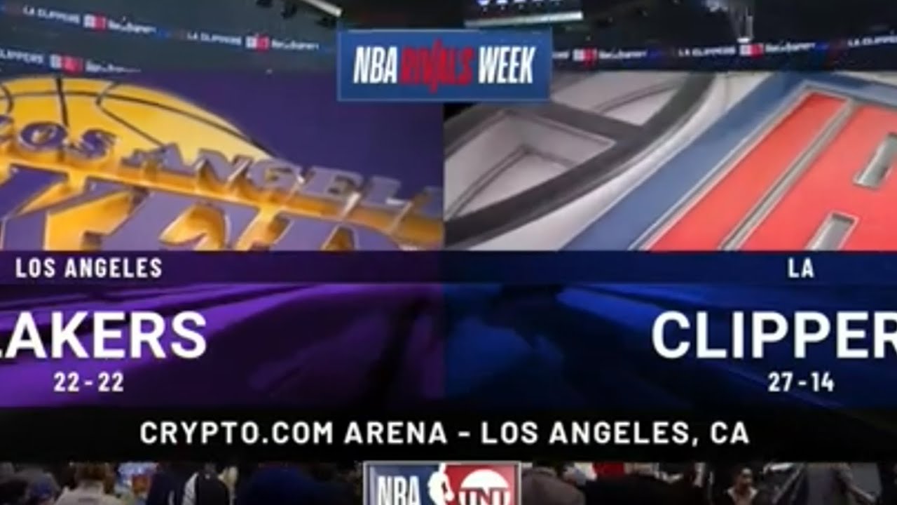 Lakers vs Clippers NBA On TNT Intro/Theme | 1/23/24 NBA 2024 - YouTube
