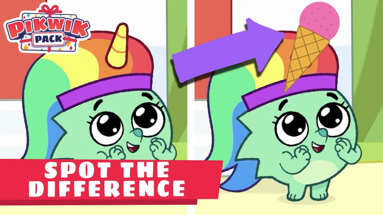 Can You Help The Pikwik Pack Spot The Difference? 🎁 Pikwik Pack 🎁 - YouTube